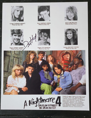 8x10 photo SIGNED Danny Hassel Nightmare on Elm Street 4 | eBay