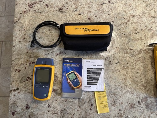 FLUKE NETWORKS MICROSCANNER2 MS2-100 CABLE VERIFIER CAT5/CAT6/COAX | eBay