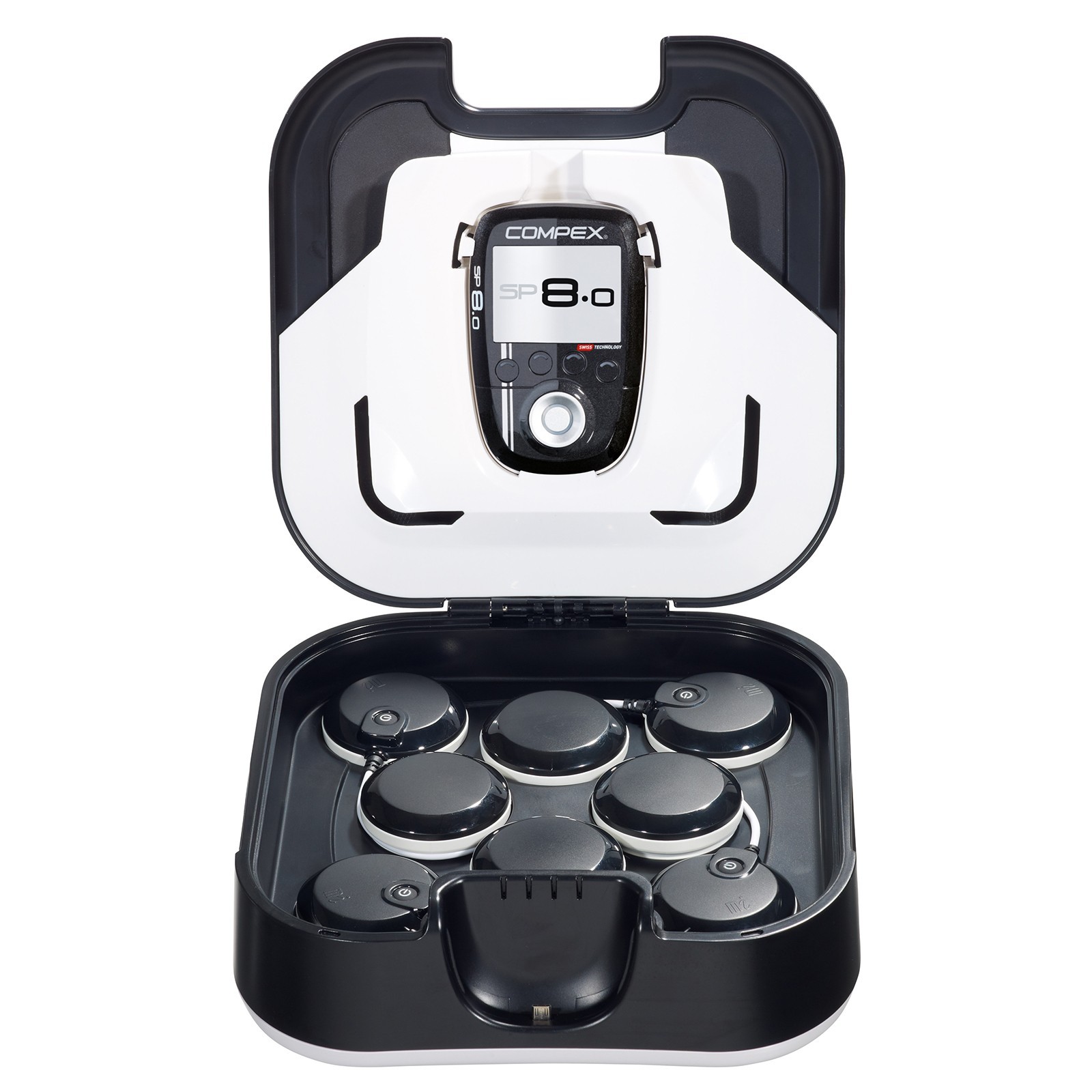 Compex SP 8.0 Wireless Muscle Stimulator with stimulator pads + Carry ...