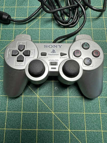 Sony PS2 DUALSHOCK Silver Controller PlayStation 2 - TESTED | eBay