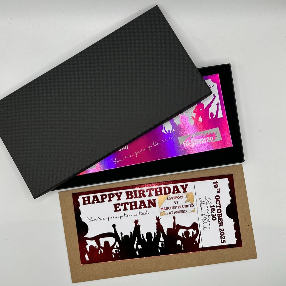 Personalised Souvenir Concert Ticket – Music Event Reveal - K-pop All ...