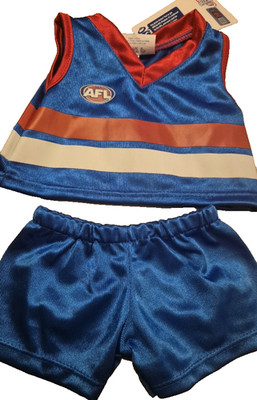 AFL Western Bulldogs BUILD A BEAR Set for Your Bear/Mascot NEW | eBay ...