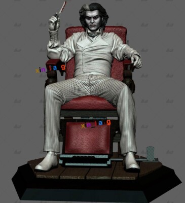 1/6 24cm Sweeney Tod 3D Print Figure Model Kit Unpainted Unassembled ...