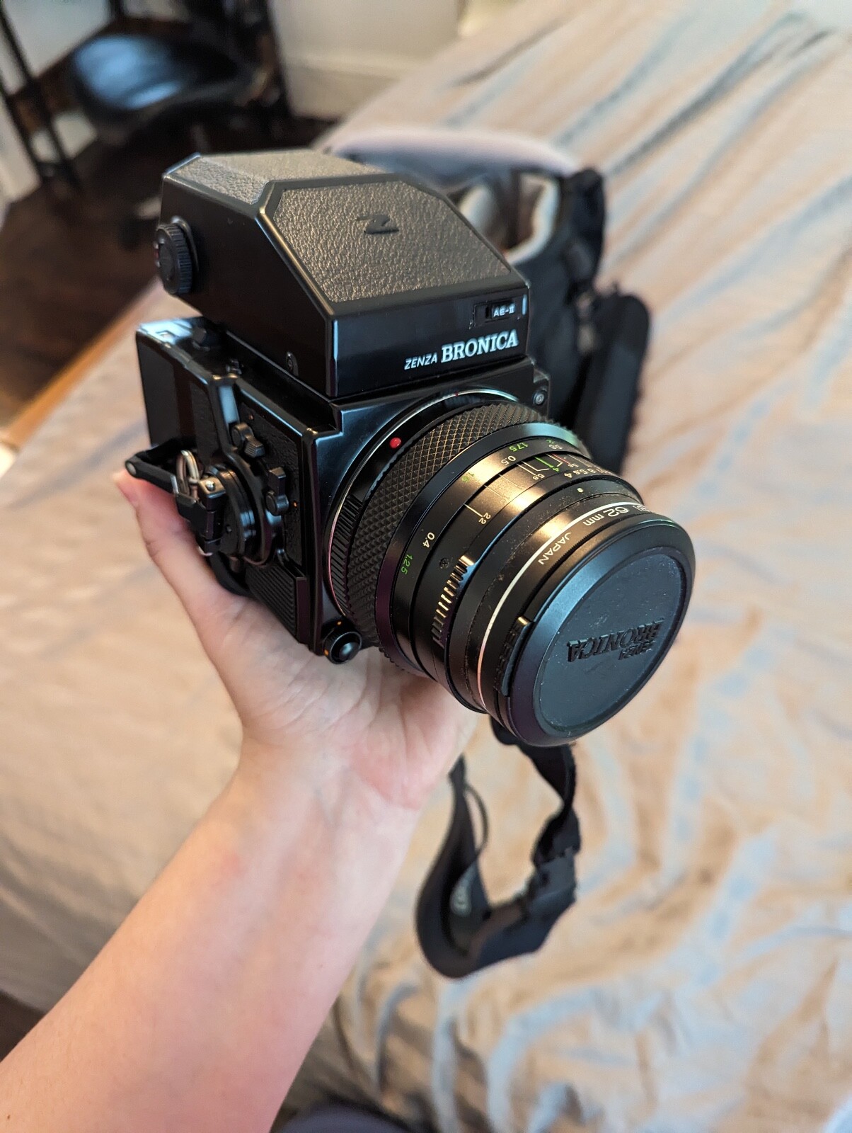 Zenza Bronica ETRSi Film Camera + Zenanon-PE 250mm Lens + 75 mm Lens ...