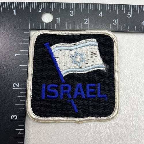Vtg Mesh Back ISRAEL Israeli Flag Middle East Jacket Patch Souvenir 69A ...