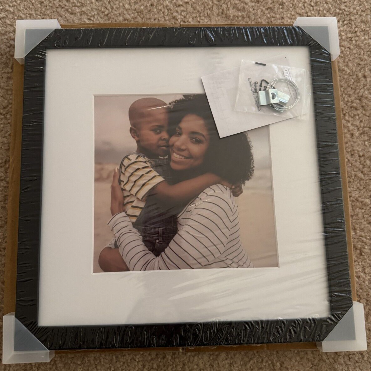 White 12x12 Frame Upsimples 16x16 Picture Frame Set Of 3,Display