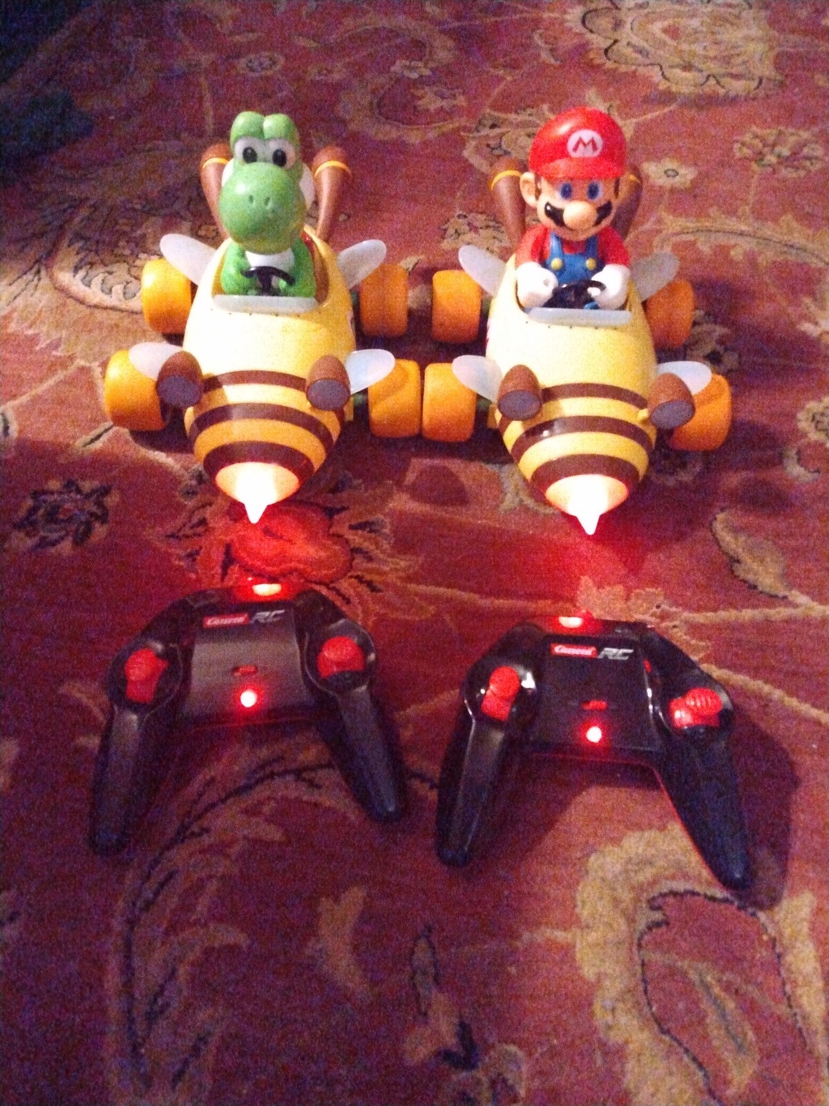 Mario and Yoshi Remote Control Cars-Bumble Bee (Nintendo) Great Shape ...