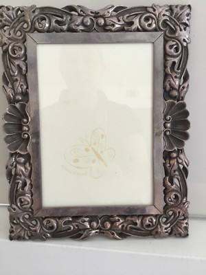 Del Conte Italy 10" x 8" Ornate Silver Picture Frame .Made in Italy | eBay