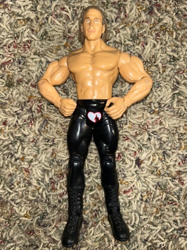 2003 Jakks WWE Shawn Michaels Wrestling Action Figure Black Pants - 7 ...