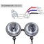 Set of 2 310066F 12V Grey Head Lamps Lights Fits Ford 2N 8N 9N 600 800 ...