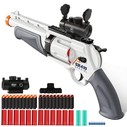 Toy Guns for Boys, Shotgun Foam Blaster, Enhanced Revolver Children ...