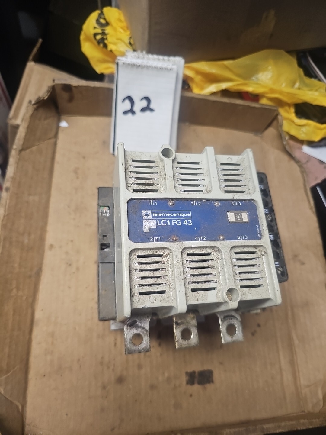 TELEMECANIQUE LC1 FG 43 360V/50Hz 440V/60Hz 75KW 270A 125HP | eBay