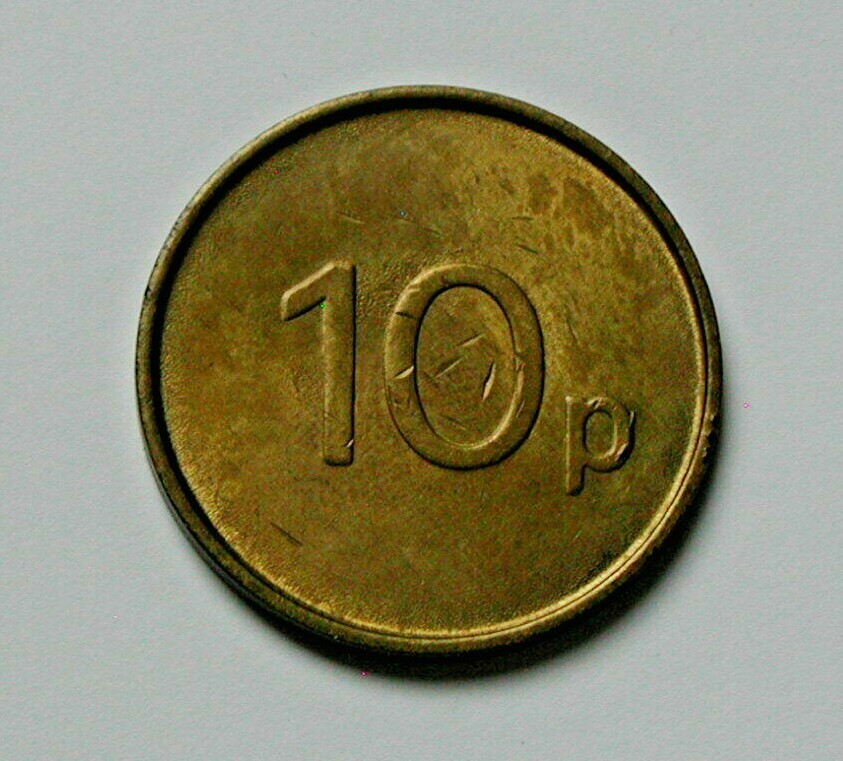 JPM International Vintage UK (British) Vending Token - 10 Pence (10p ...