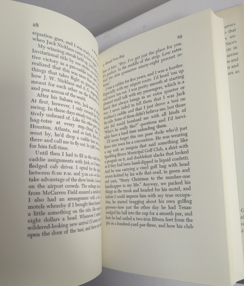 Jack Nicklaus Caddie Angelo Argea The Bear and I Silver Greek 1979 ...