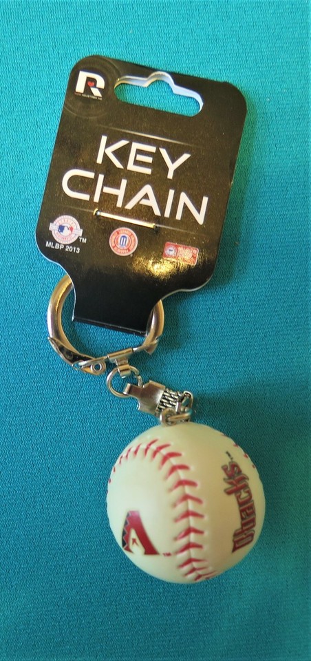 FOUR (4) ARIZONA DIAMONDBACKS PLASTIC, BASEBALL KEY CHAINS FROM RICO ...