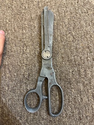 Vintage Large Pinking Shears - CORP NYC Model A - Made In New York USA ...