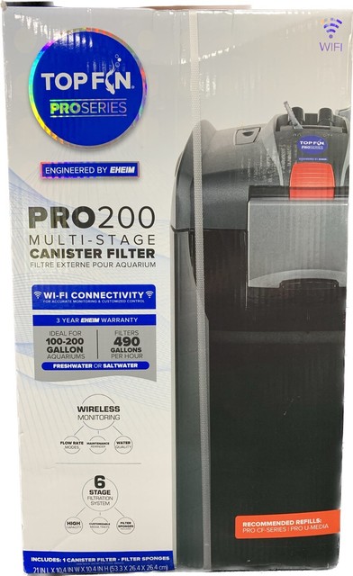 Top Fin PRO200 Multi-Stage Canister Filter for sale online | eBay