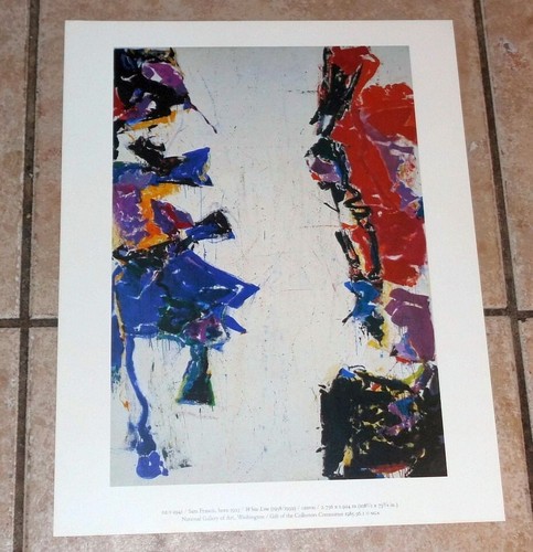 SAM FRANCIS - White Line - High Quality Print from National Gallery of ...