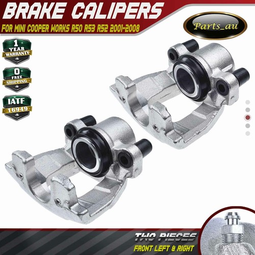 2x Front Left & Right Brake Caliper for Mini Cooper Works R50 R53 R52 ...