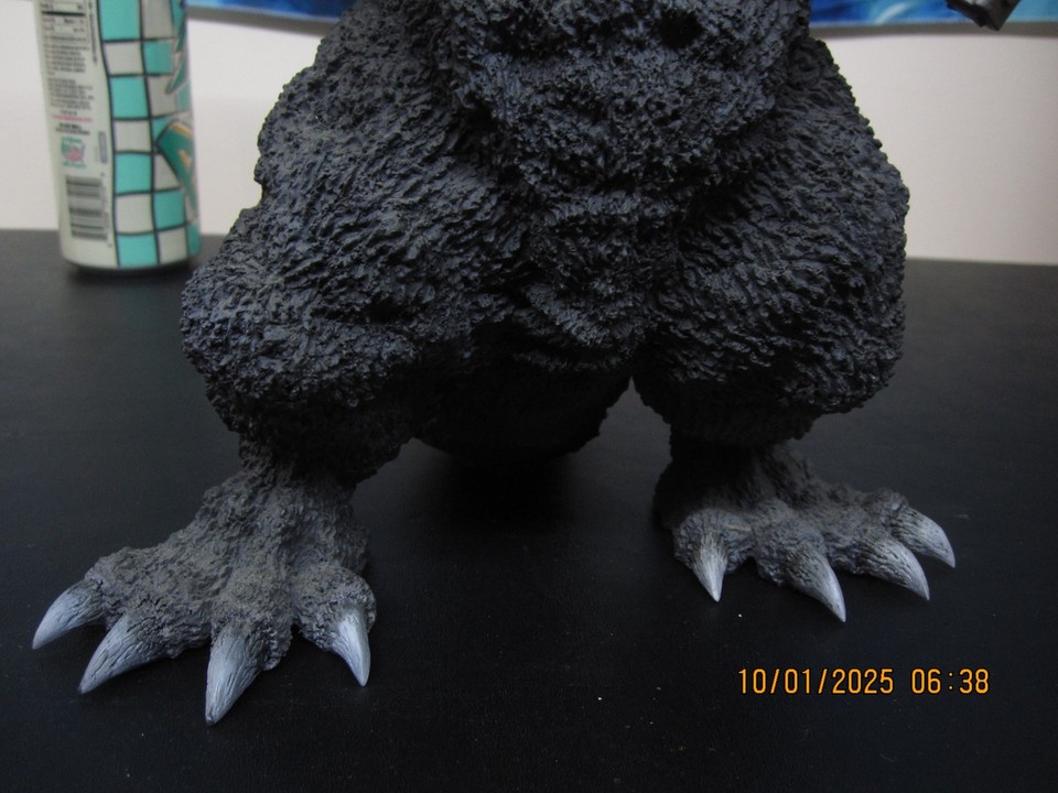 X-Plus Godzilla 1954 Eating a Train Monochrome Version Toho w/Box No ...