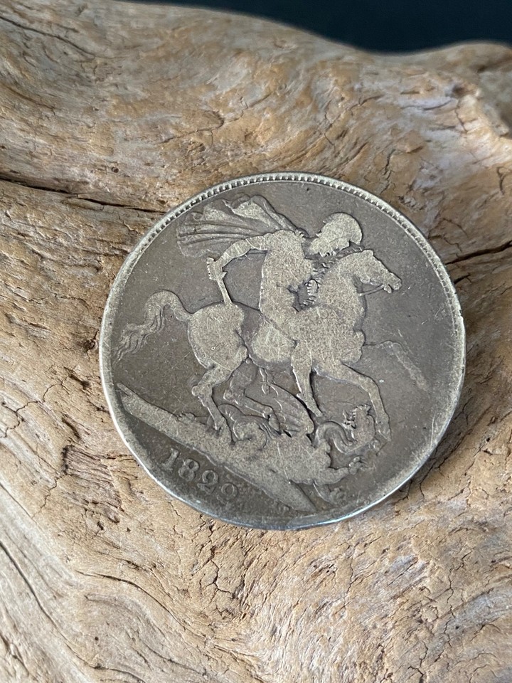 1822 Great Britain One Crown King GEORGE IV Silver Coin LOW MINTAGE | eBay