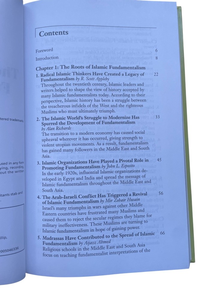The Rise of Islamic Fundamentalism Phillip Margulies 2006 Greenhaven ...