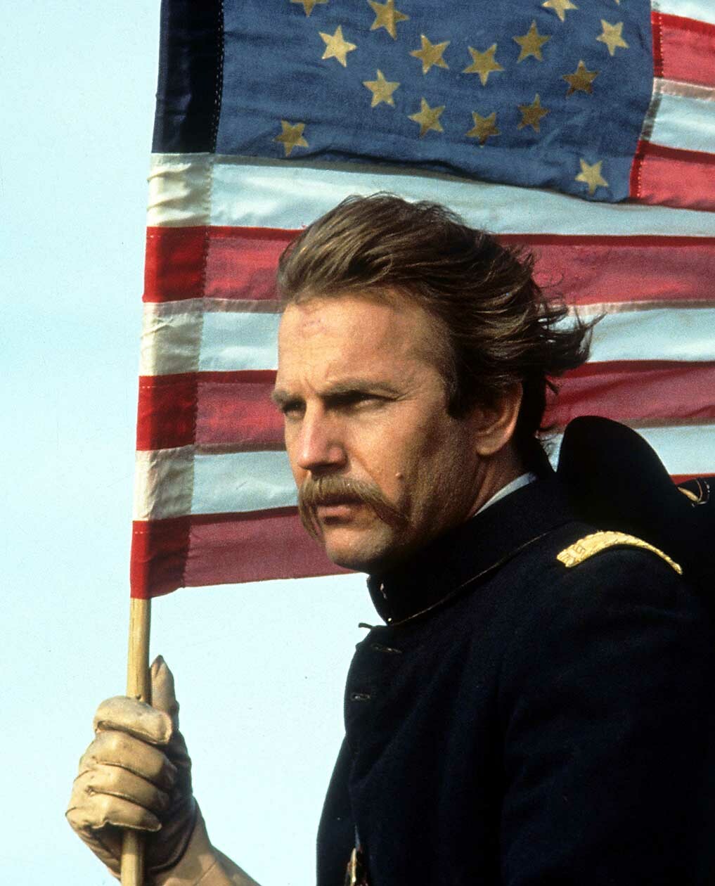 Kevin Costner Dances With Wolves Mustache