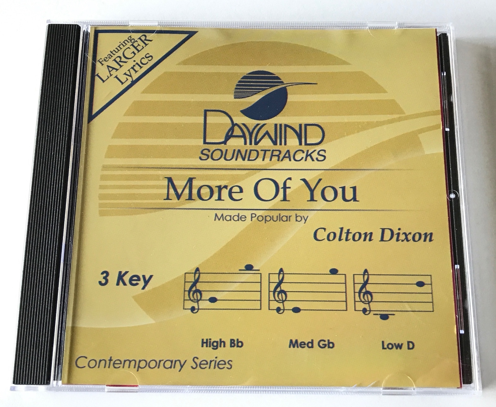 Daywind - Colton Dixon - More Of You - accompaniment track christian cd ...