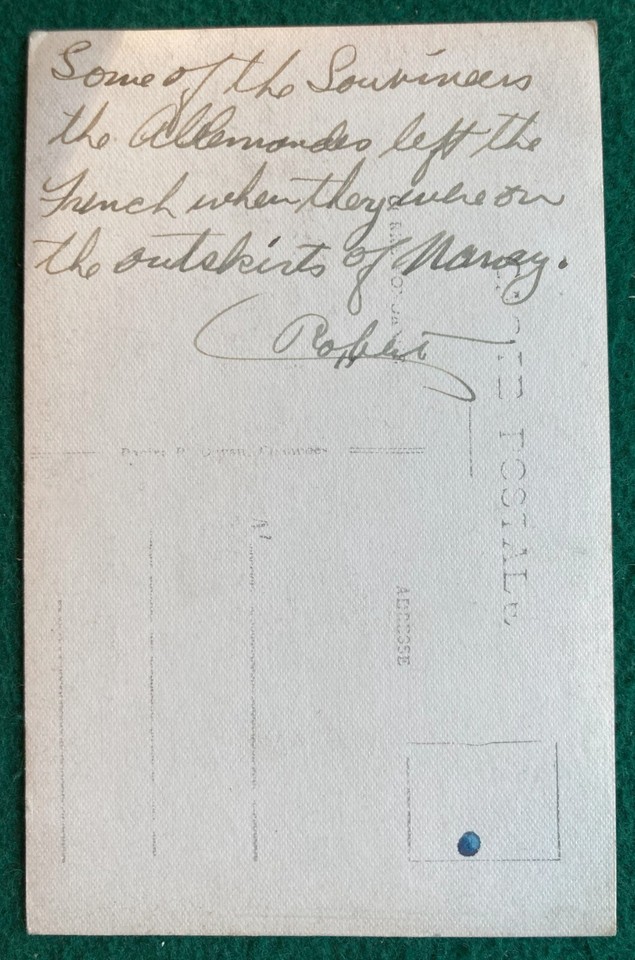 RPPC World War 1 WW1 Artillery Shells NANCY France 1918 Real Photo ...