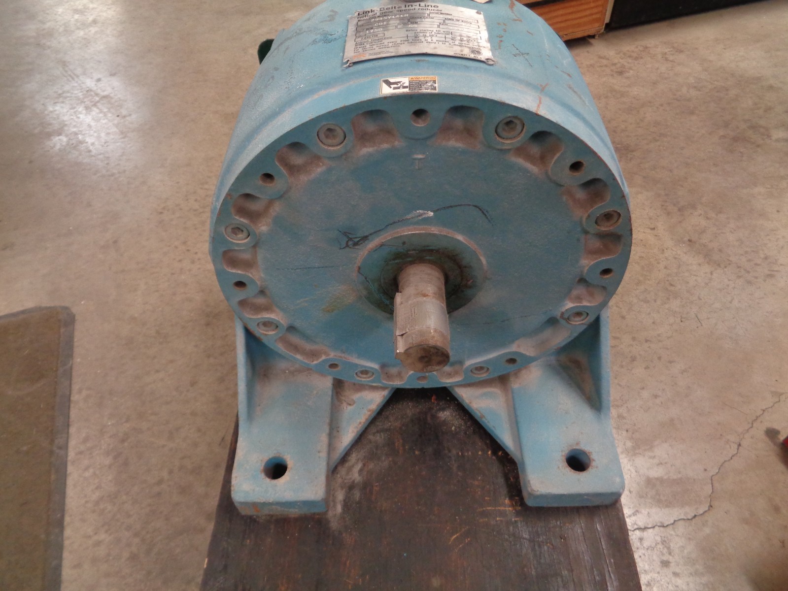 2945Y141H Link-Belt In-Line Helical Gear Speed Reducer Size CDI Ratio ...