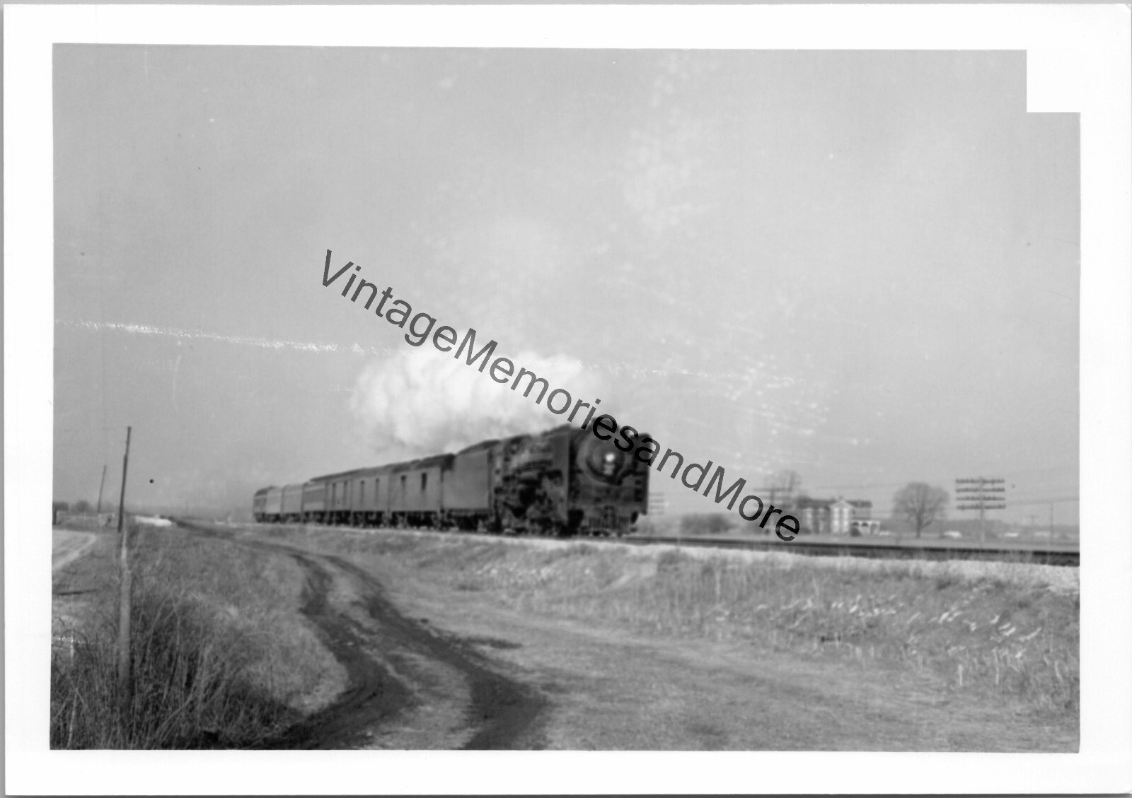 1953 New York Central Railroad 3016 Steam Locomotive Dayton, OH Photo ...