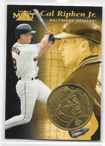 Cal Ripken Jr. 1997 Pinnacle Mint Card with COIN #4 of 30 | eBay