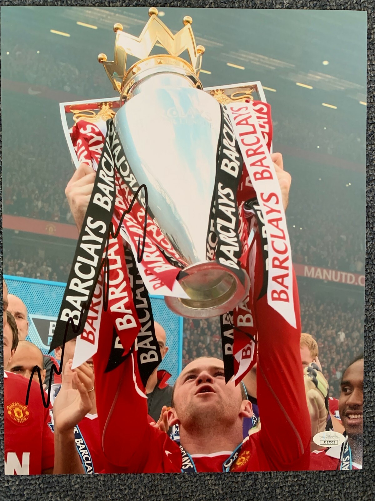 Wayne Rooney Autographed Memorabilia | Signed Photo, Jersey ...