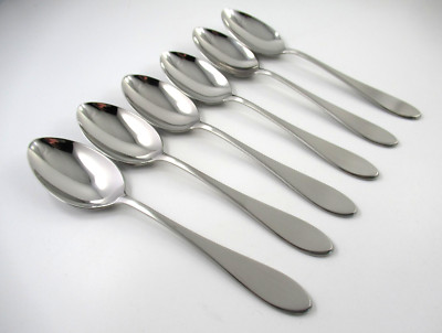 Gorham GEORGETOWN Old 6 Soup Spoons Satin Stainless Steel Flatware | eBay