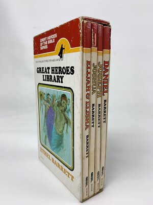 Set of 4 CHRISTIAN HEROES Regal Book Series Collection Bible LOT Daniel ...