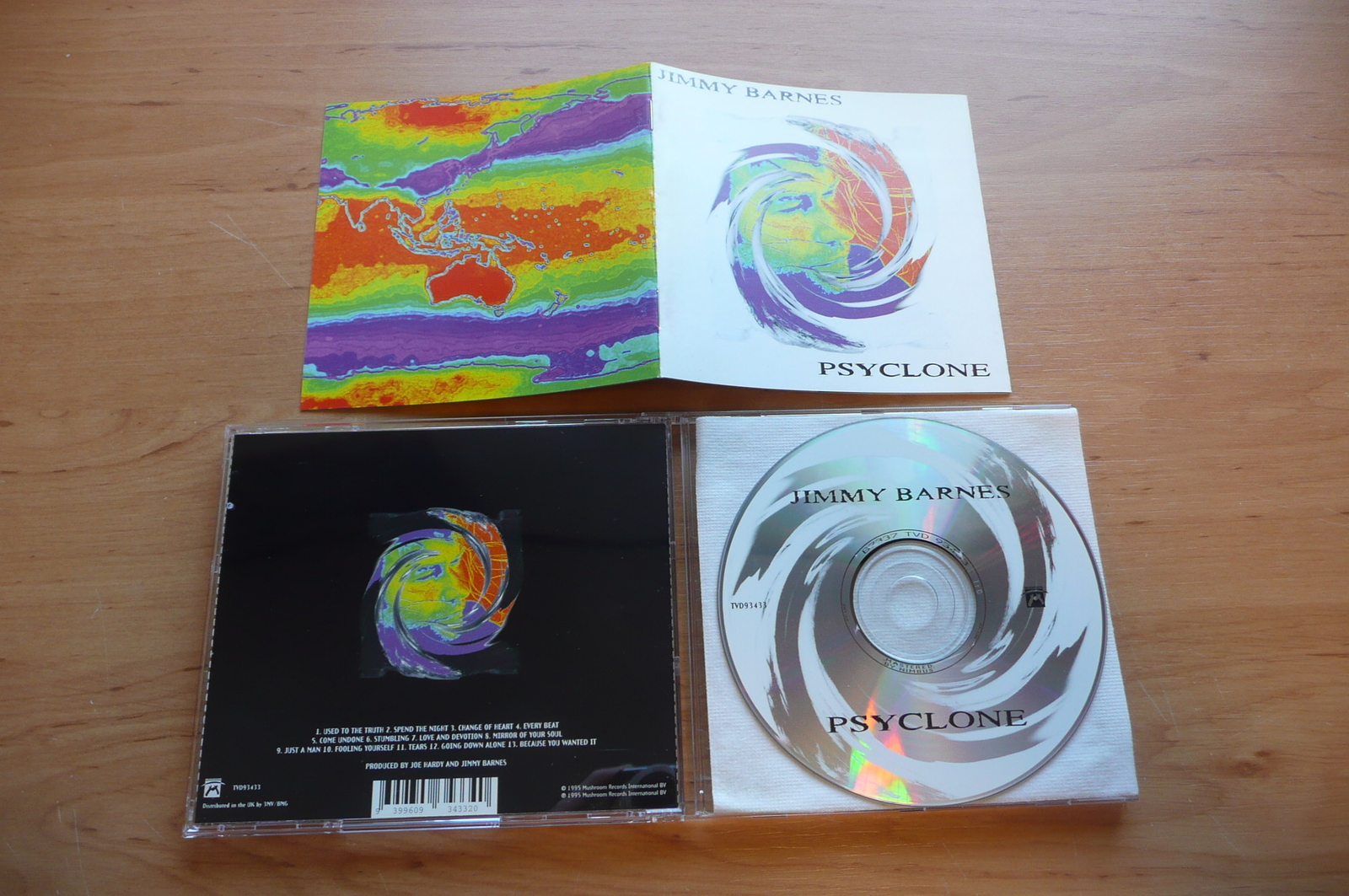 Jimmy Barnes Psyclone 1995 UK CD Album Tvd93433 for sale online | eBay