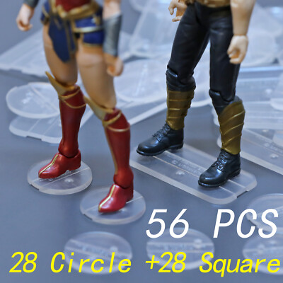 56 Display Stands BASE Fits 6'' Gi joe Marvel Legends MOTU DC Comics ...