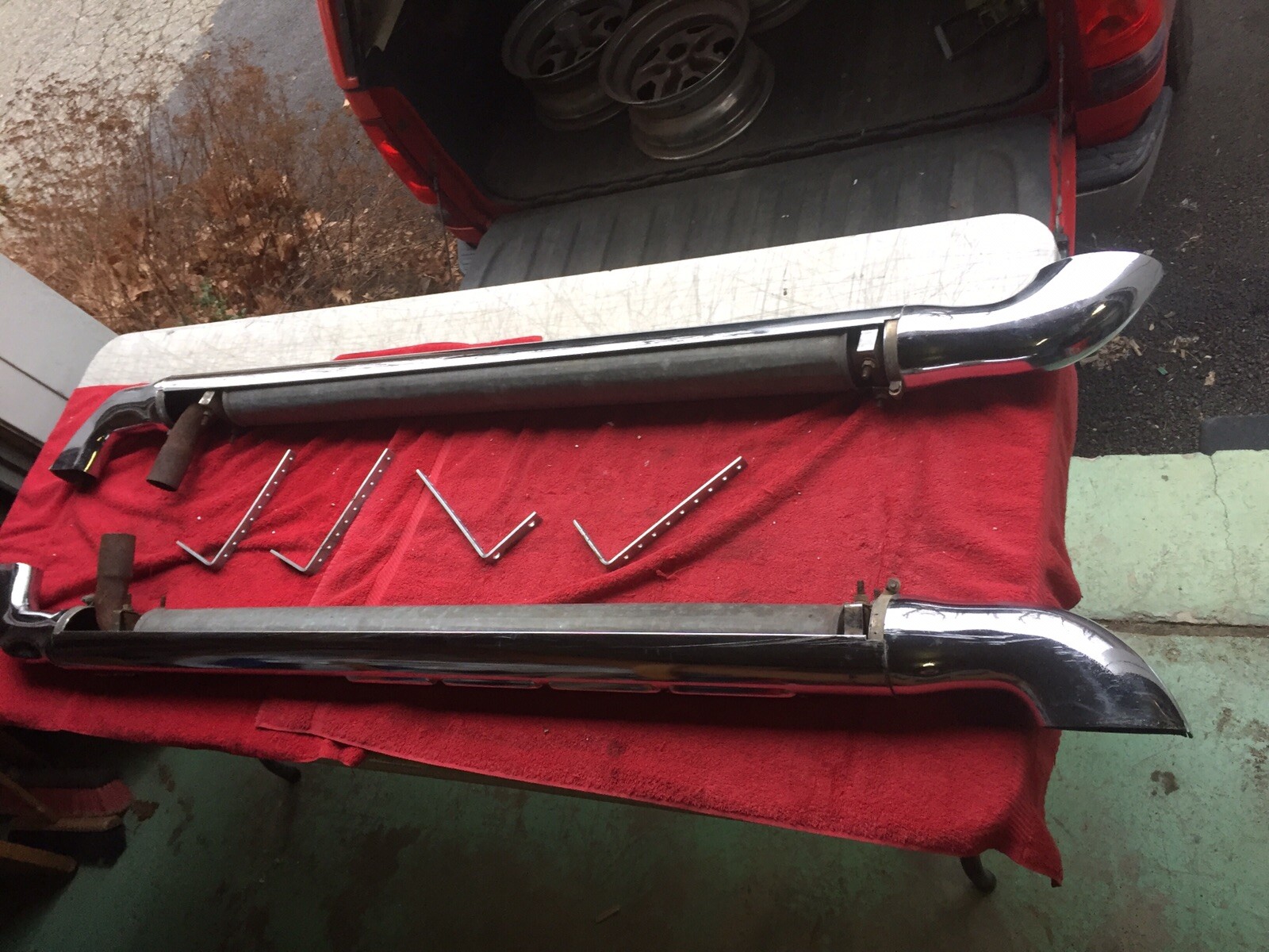 Vintage 1970’s 1980’s Thrush Side Kick Side Pipes 69 Inches Long Day 2 ...