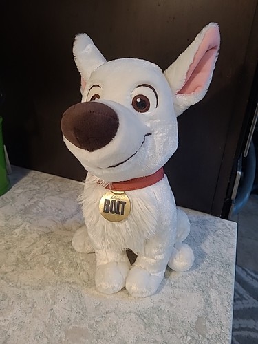 Disney Store Plush Sitting Bolt Stuffed Animal Lightening 12” | eBay