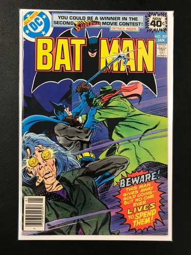 Batman #307 (1979) KEY! "Dark Messenger Of Mercy", 1st Full App Of ...