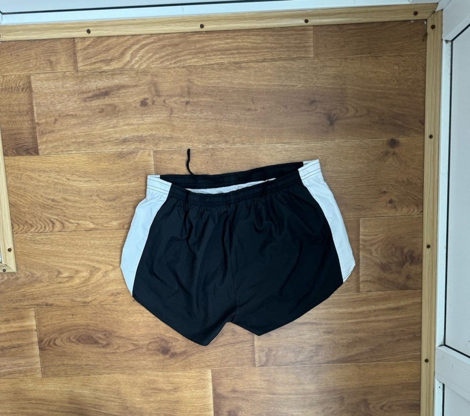 VINTAGE Nike High Cut Sprinter Shorts Running Gym Size M 90s block core ...