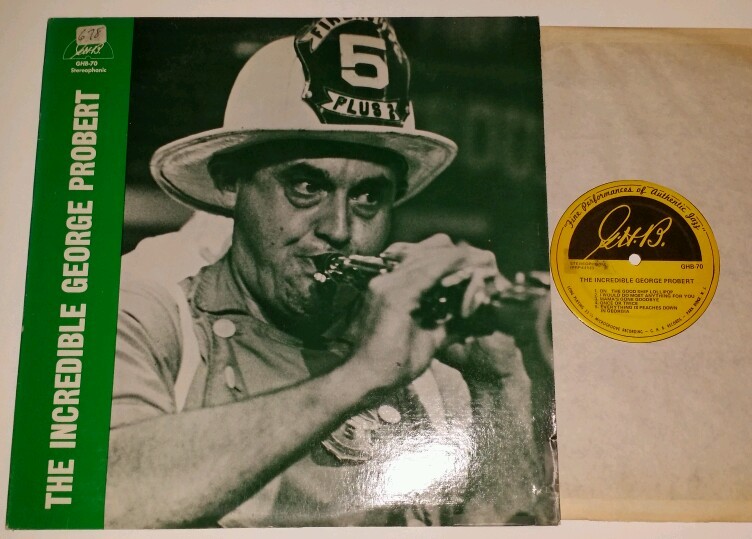 The Incredible George Probert Record LP VG+/NM vinyl Jazz Saxophone ...