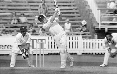 Cricket Dennis Amiss Batting For England Against West Indies 1973 OLD ...
