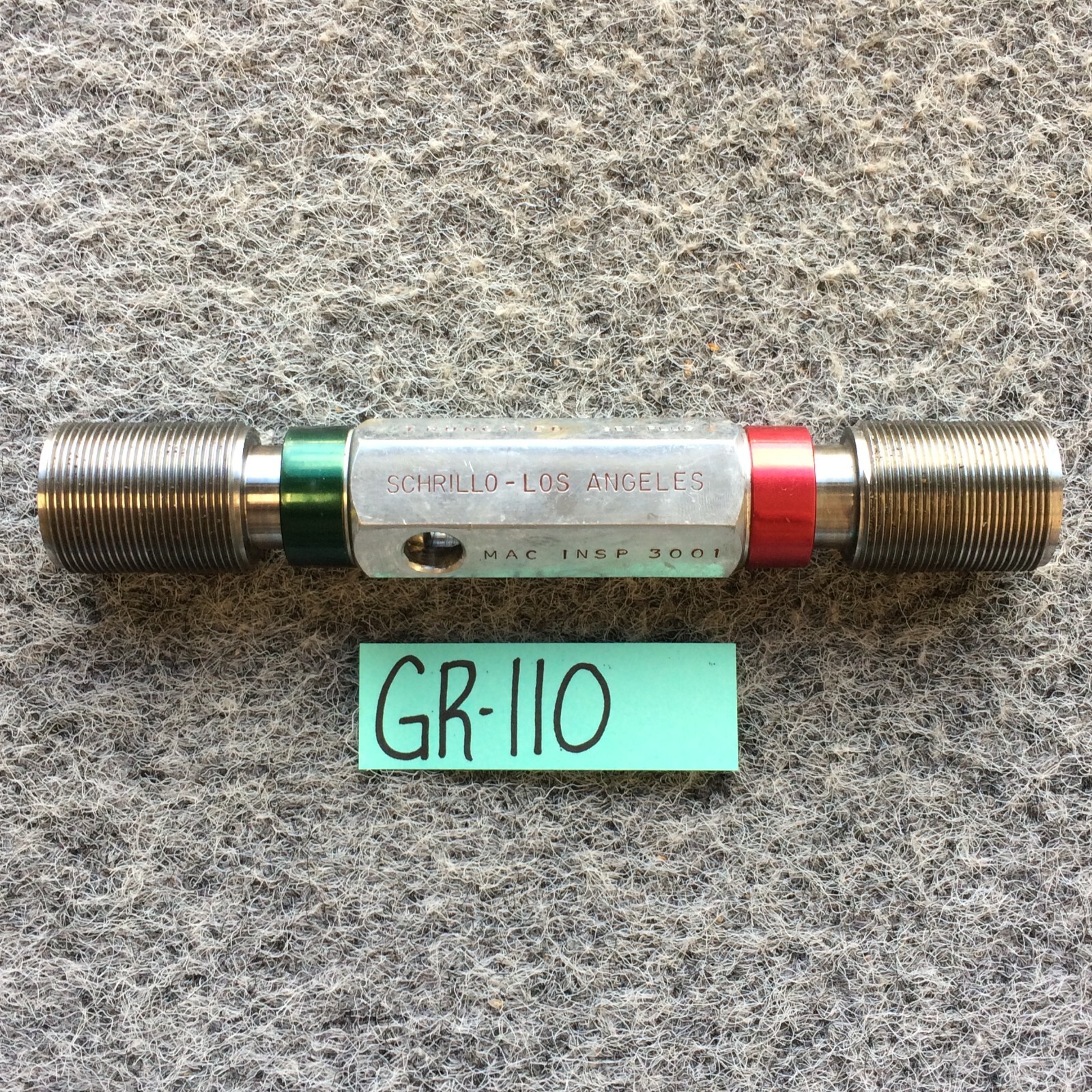 1-3/16 - 18 -3A X Truncated Tol Thread Plug Set Gage ~ Go No/Go 1.1514 ...