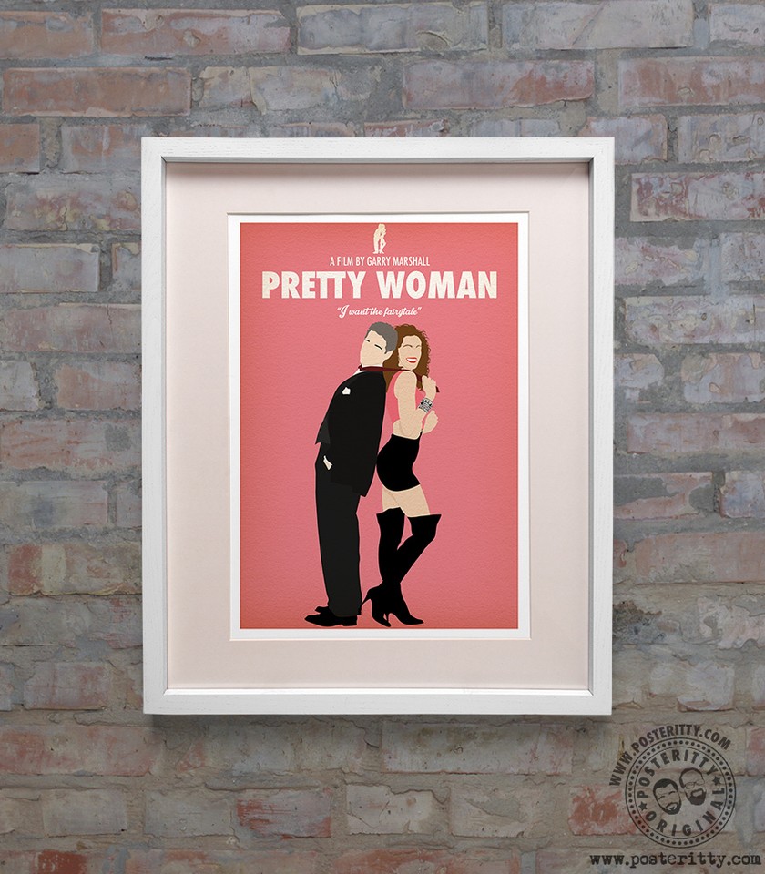 PRETTY WOMAN - Minimalist Art Movie Poster Minimal Print Roberts Gere ...