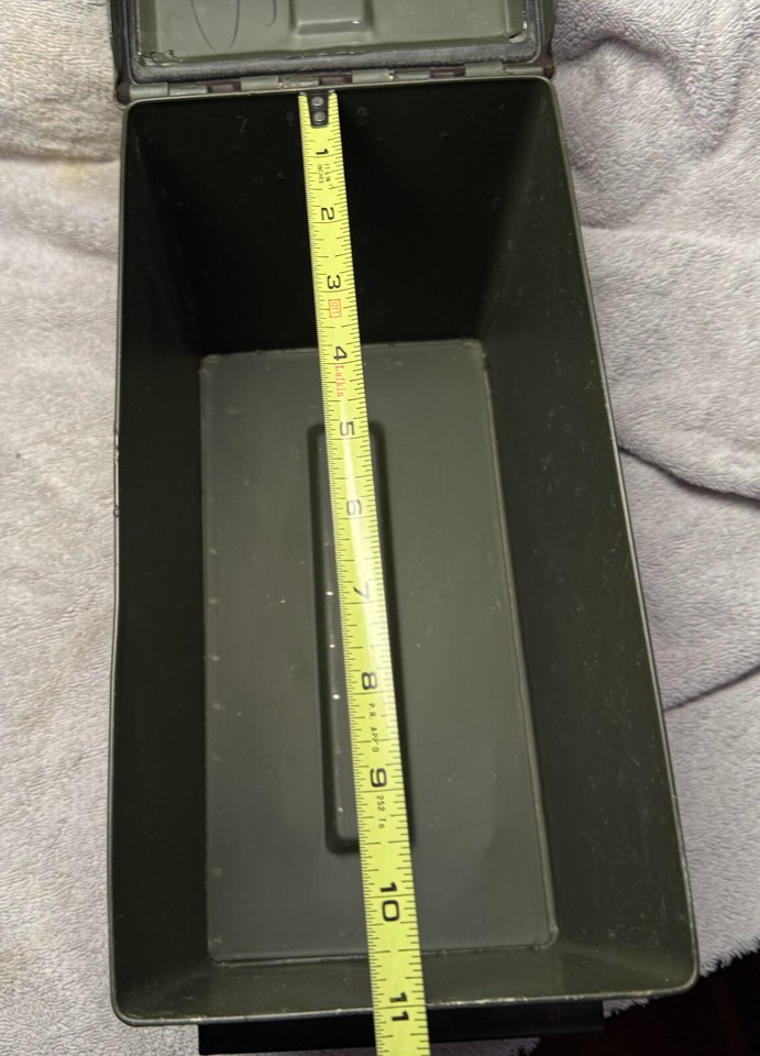 Genuine Military Metal M2A1 / M2A2 Ammo Can, .50 cal, 5.56mm *Great ...