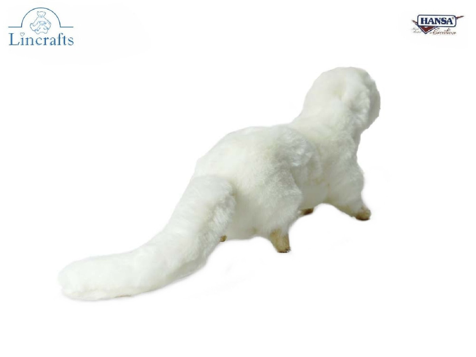 Hansa Ferret Soft Toys, Size Small (15-35 cm) - White (4839) for sale ...