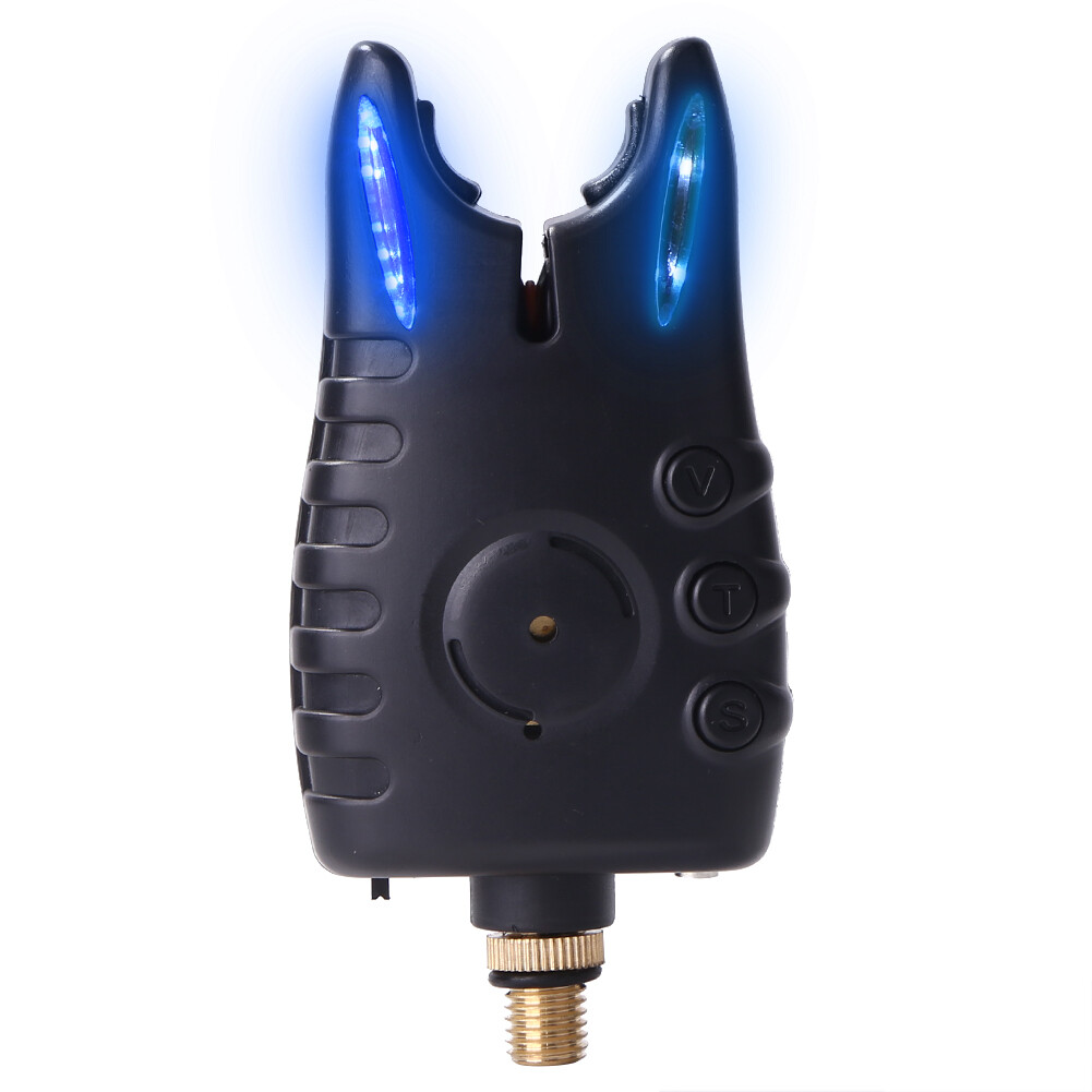 LED Fishing Bite Alarm Adjustable Tone Volume Carp Fishing Tackle (Blue ...
