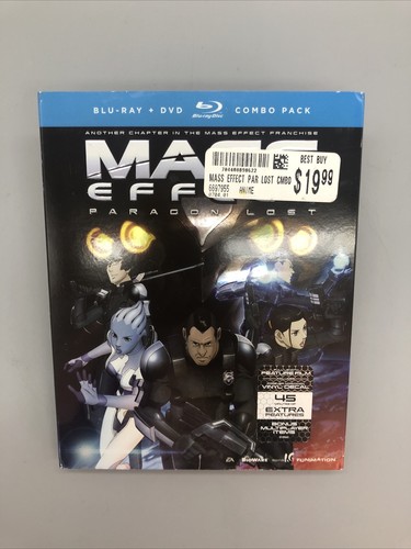 Mass Effect: Paragon Lost (Blu-Ray + DVD) w/Slipcover Anime New In ...