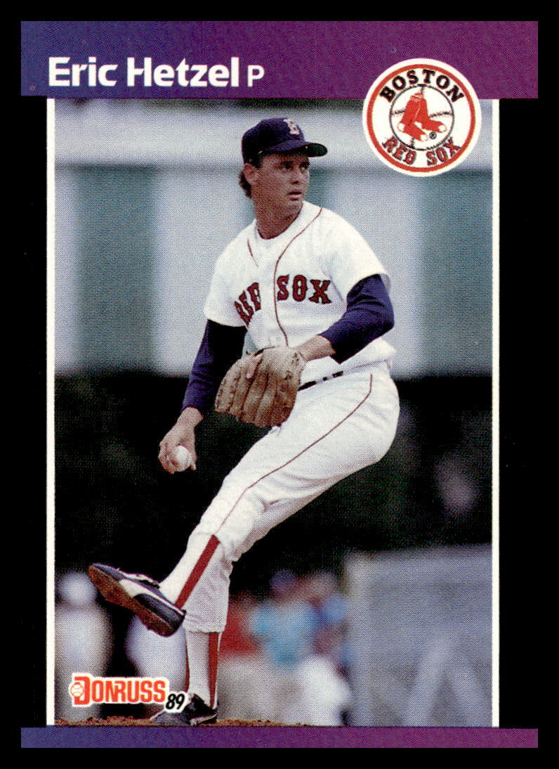 1989 Donruss #660 Eric Hetzel Red Sox RC "Denotes*" Variation Baseball ...